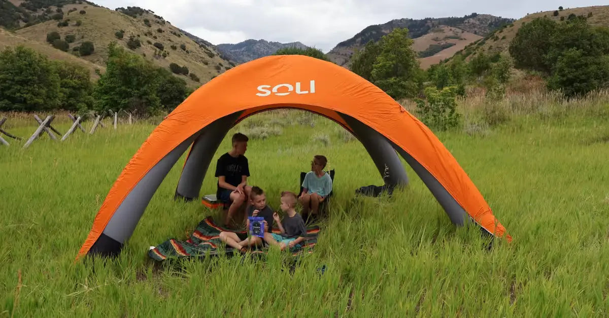 Portable Sun Shades - All-Weather Canopy Solutions | SOLI