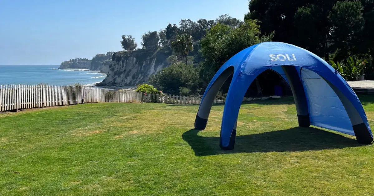 Inflatable Canopies Versatility: Beyond Beach | SOLI