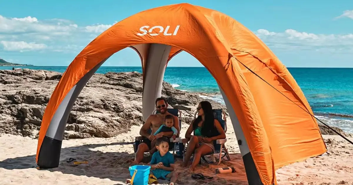 Inflatable Sun Canopies - Must-Have for Beach Lovers | SOLI